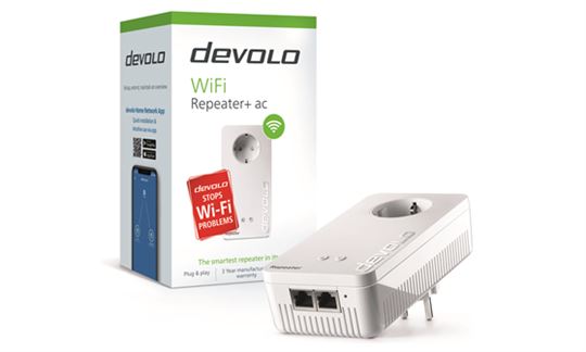 De slimme oplossing tegen zwakke WiFi: devolo WiFi Repeater+ ac ...